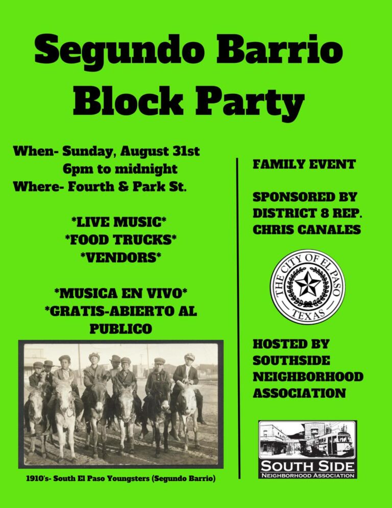 Segundo Barrio Block Party - DMD - Downtown El Paso